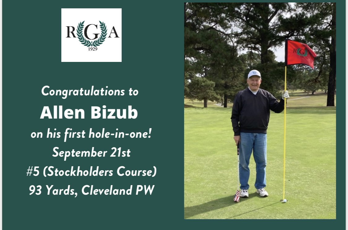 2022 Hole-in-One Club - Raleigh Golf Association