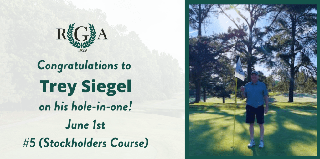 2024 Hole-in-One Club - Raleigh Golf Association